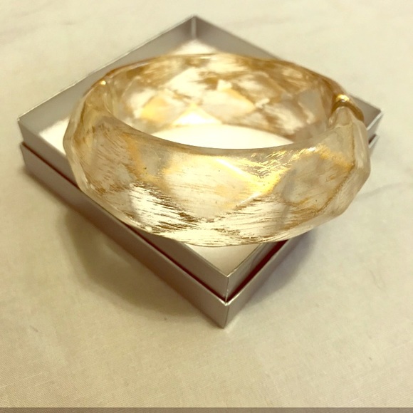 Jewelry | Translucent Gold Bangle | Poshmark
